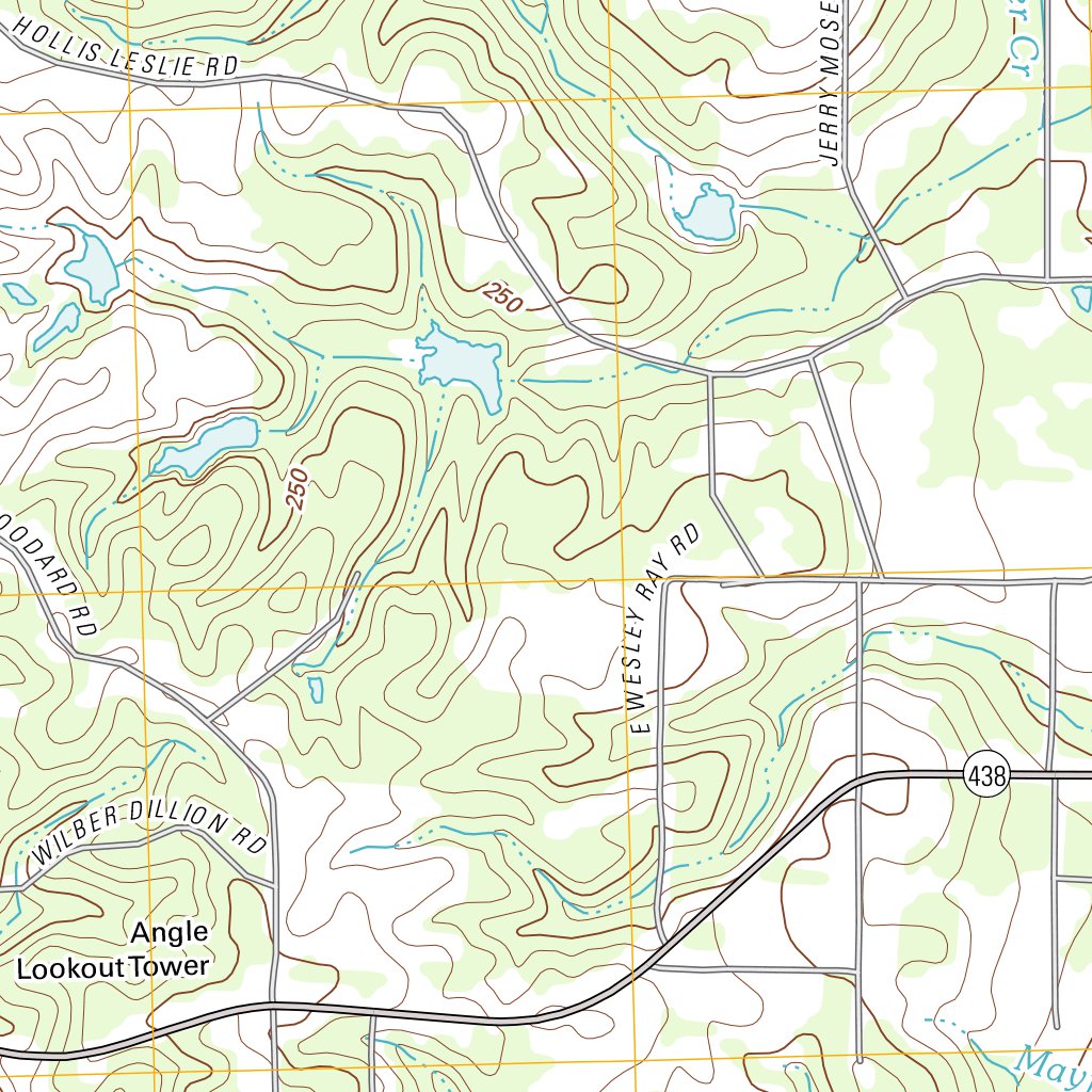 Angie, LA-MS (2012, 24000-Scale) Map by United States Geological Survey ...