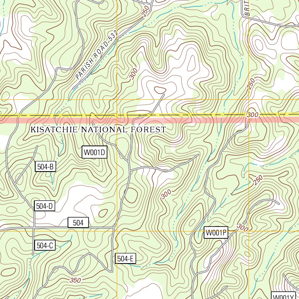 Ashland, LA (2012, 24000-Scale) Map by United States Geological Survey ...