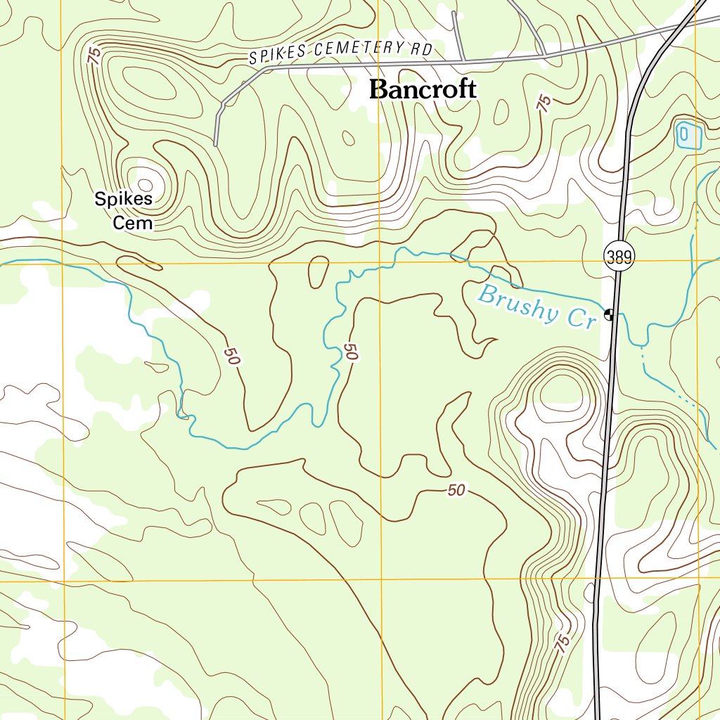 Bancroft, LA-TX (2012, 24000-Scale) Map by United States Geological ...