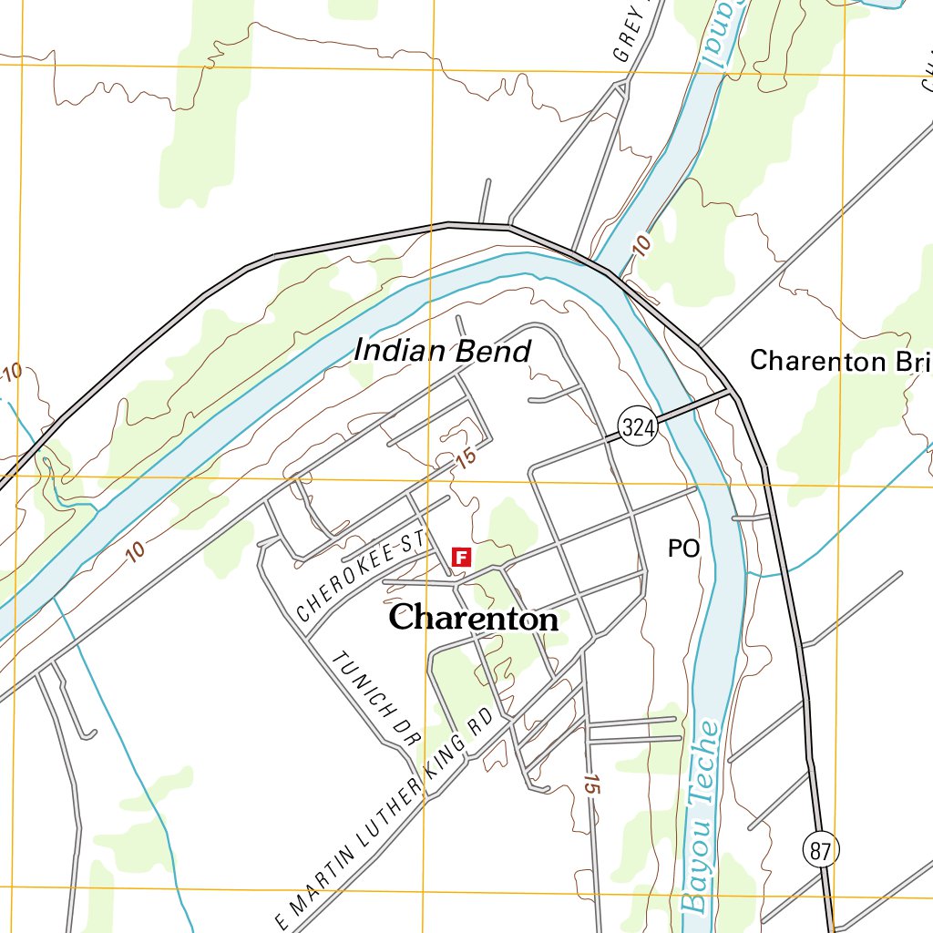 Charenton, LA (2012, 24000-Scale) Map by United States Geological ...