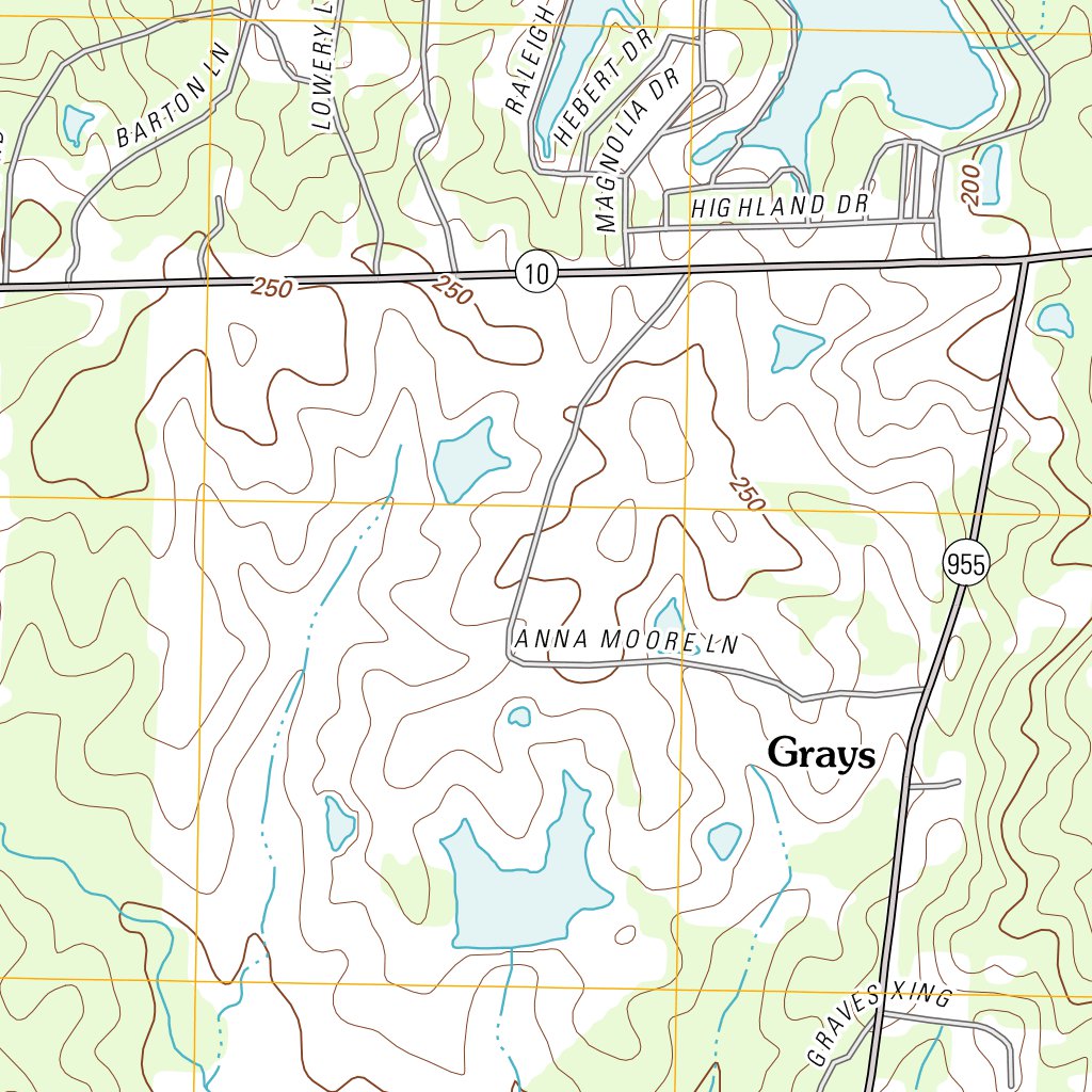 Clinton, LA (2012, 24000-Scale) Map by United States Geological Survey ...