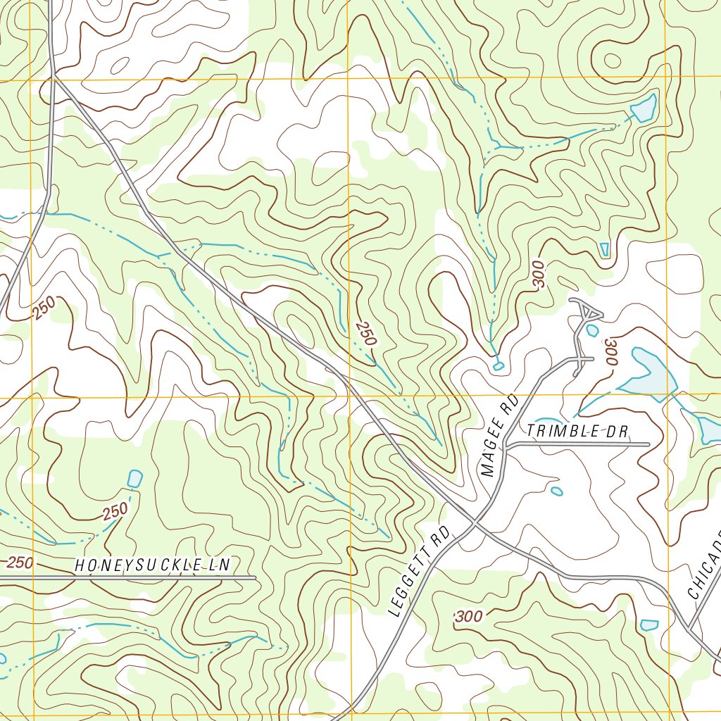 Converse, LA (2012, 24000-Scale) Map by United States Geological Survey ...