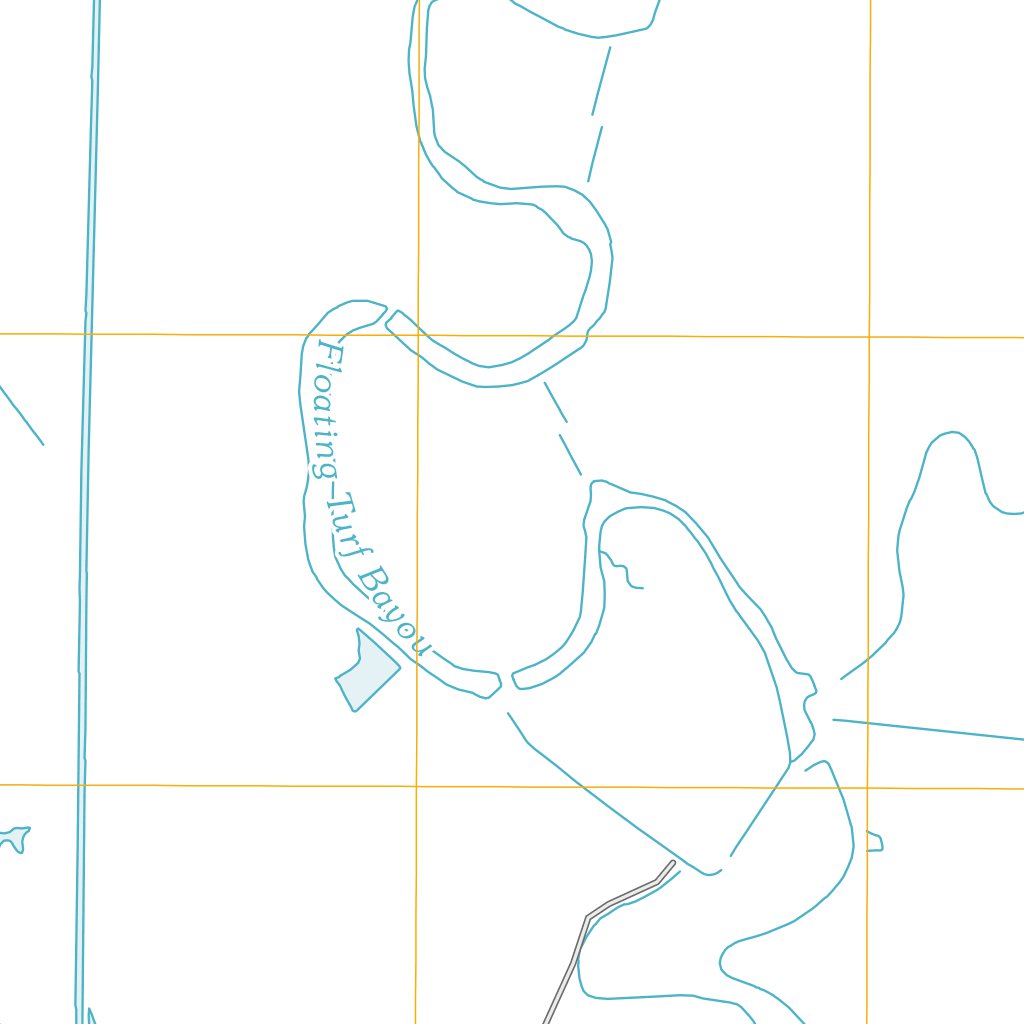 Floating Turf Bayou, LA (2012, 24000-Scale) Map by United States ...