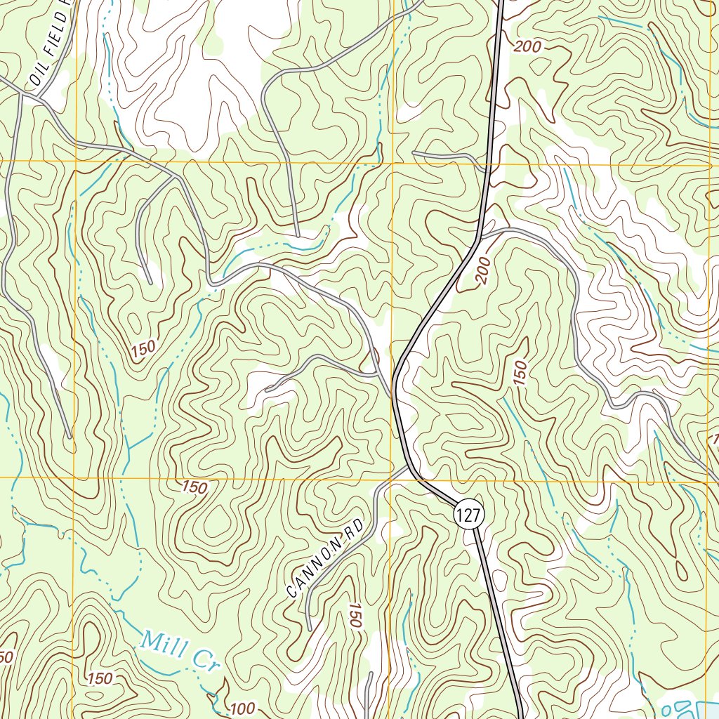 Jena West, LA (2012, 24000-Scale) Map by United States Geological ...