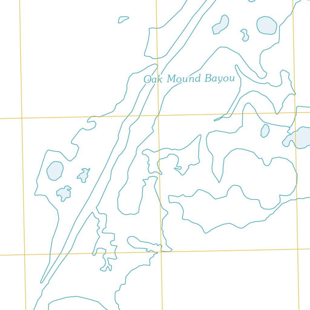 Oak Mound Bayou, LA (2012, 24000-Scale) Map by United States Geological ...