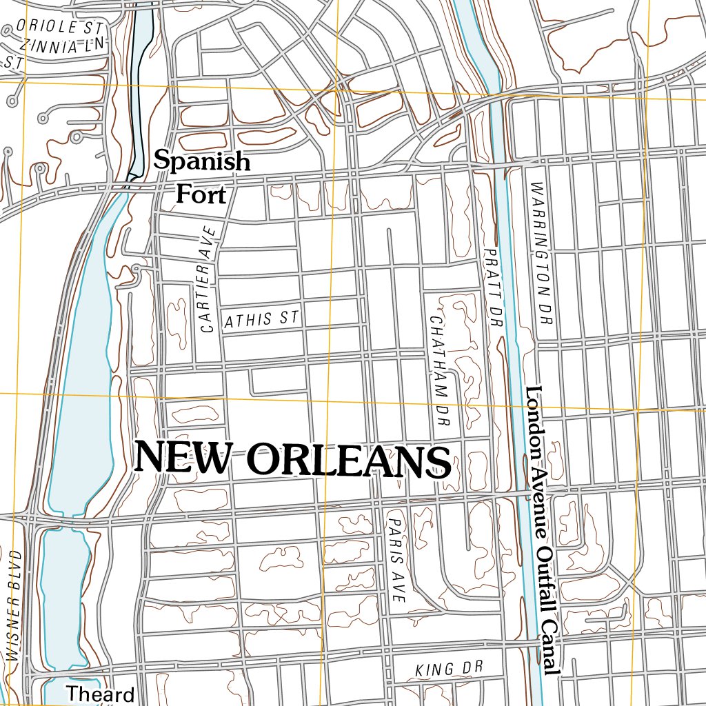 Spanish Fort, LA (2012, 24000-Scale) Map by United States Geological ...
