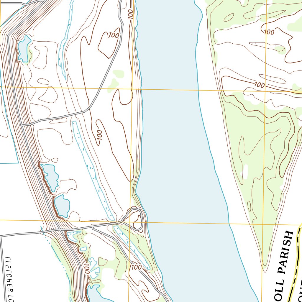 Transylvania, LA-MS (2012, 24000-Scale) Map by United States Geological ...