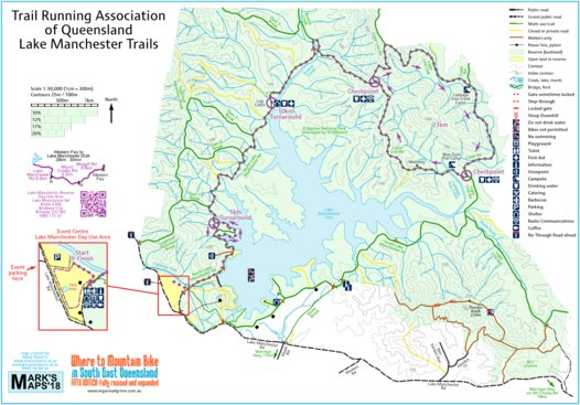 Lake Manchester Trails Map by Mark Roberts | Avenza Maps
