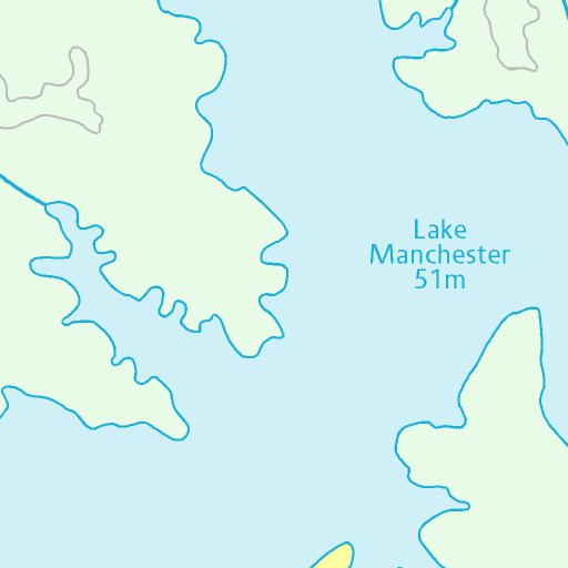 Lake Manchester Trails Map by Mark Roberts | Avenza Maps