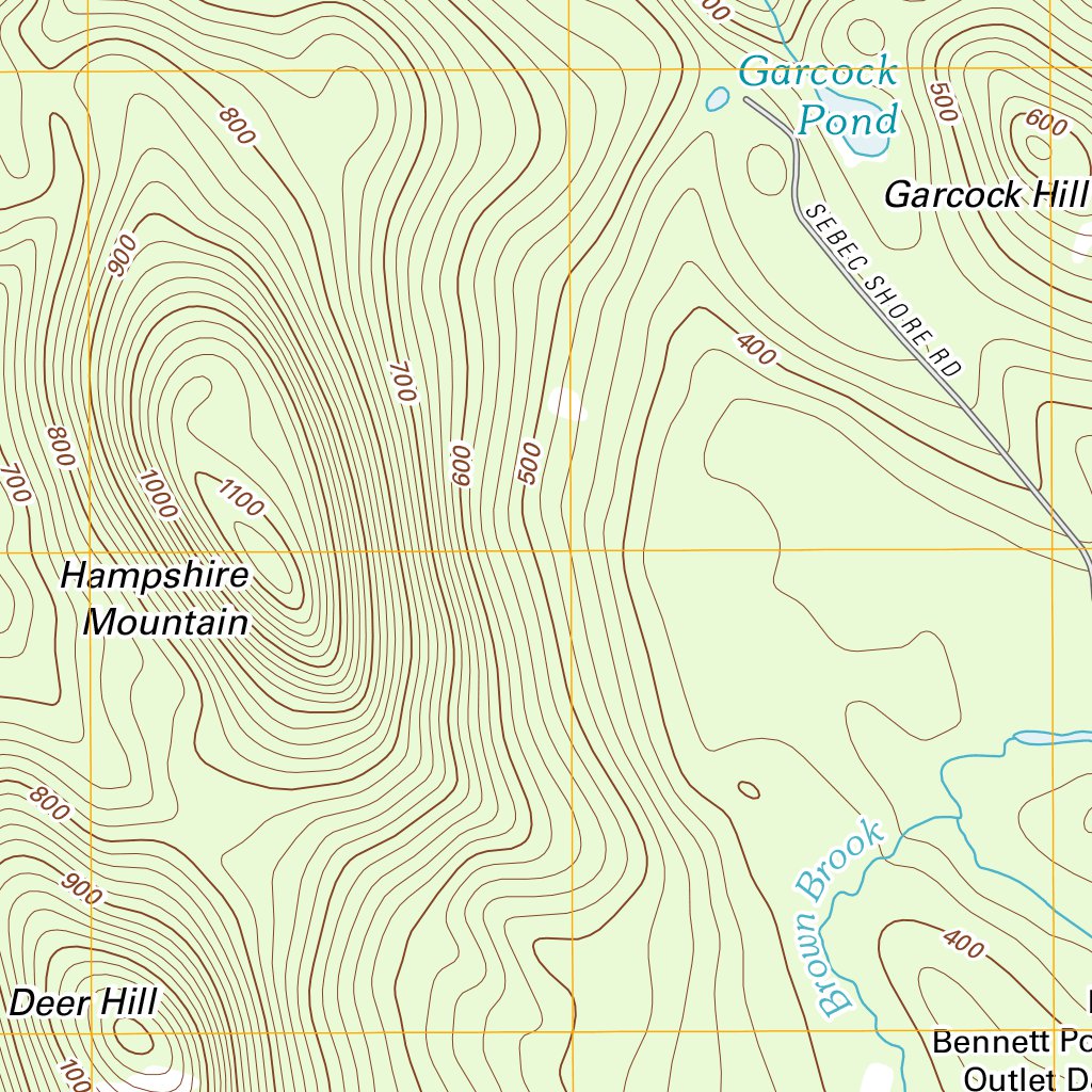 Sebec Lake West, ME (2011, 24000-Scale) Map by United States Geological ...