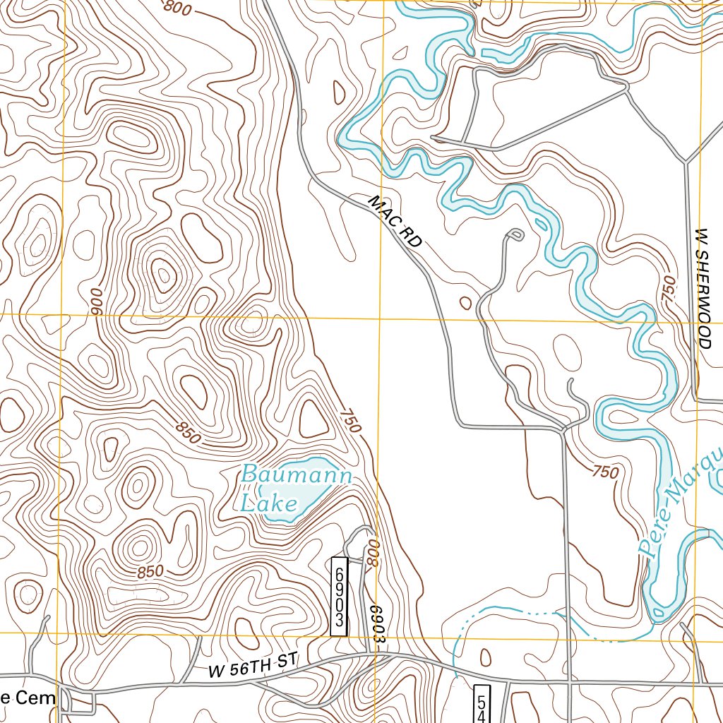 Townsend Lake, MI (2012, 24000-Scale) Map by United States Geological ...