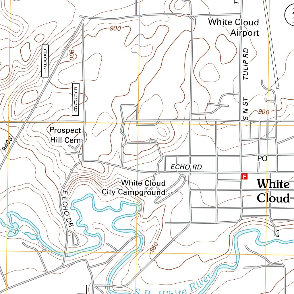 White Cloud, MI (2012, 24000-Scale) Map by United States Geological ...