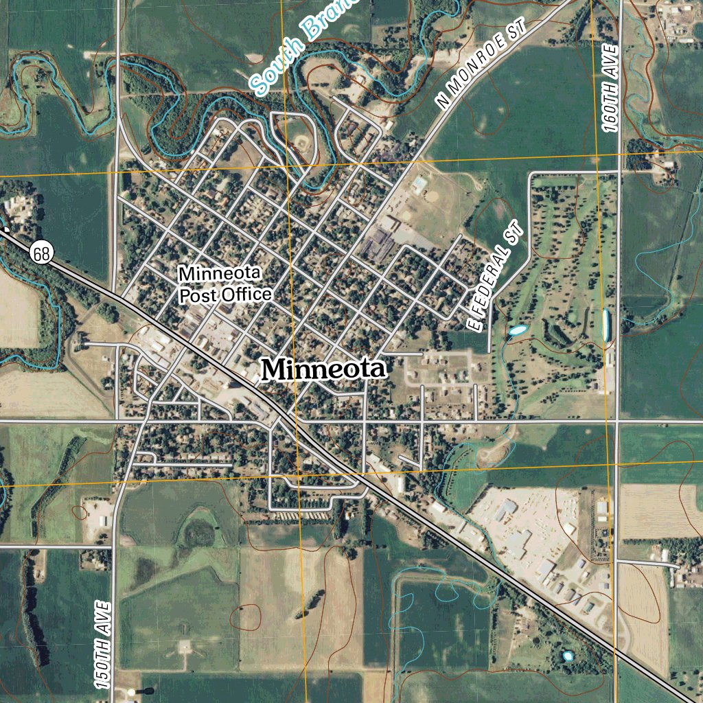 Minneota, MN (2010, 24000-Scale) Map by United States Geological Survey ...