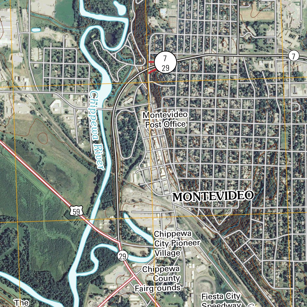 Montevideo, MN (2010, 24000-Scale) Map by United States Geological ...
