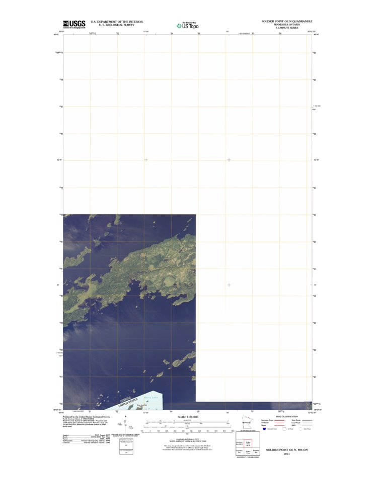 Soldier Point Oe N, MN (2011, 24000-Scale) Map by United States ...