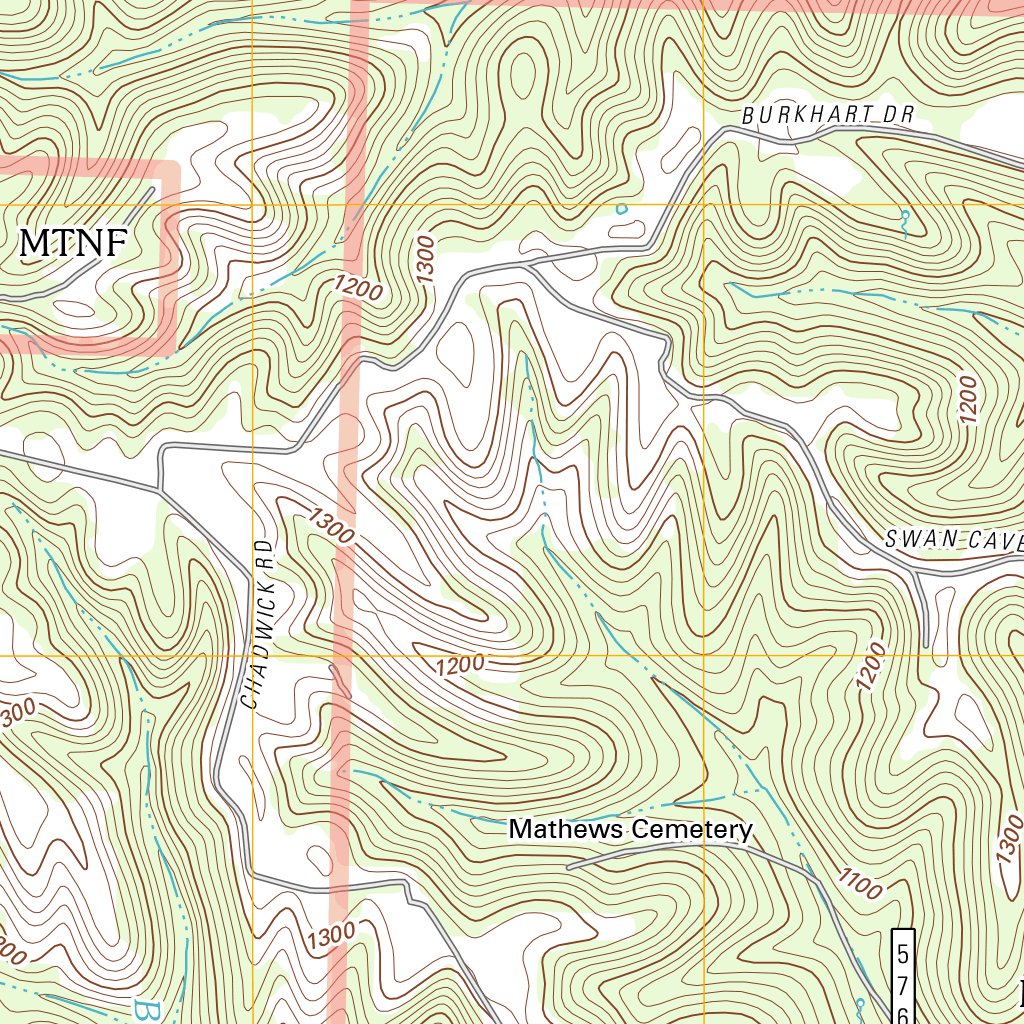 Chadwick, MO (2012, 24000-Scale) Map by United States Geological Survey ...