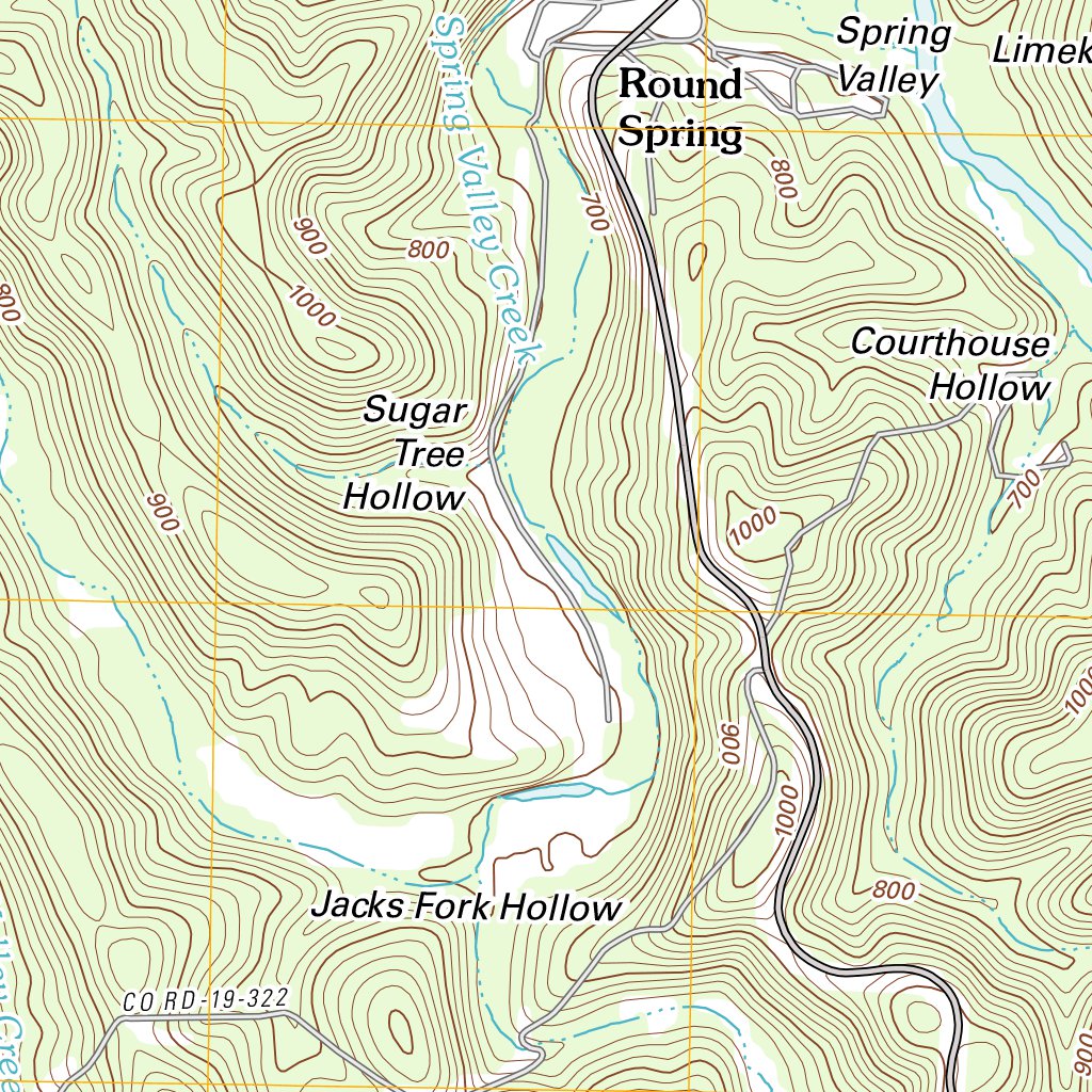 Round Spring, MO (2011, 24000-Scale) Map by United States Geological ...