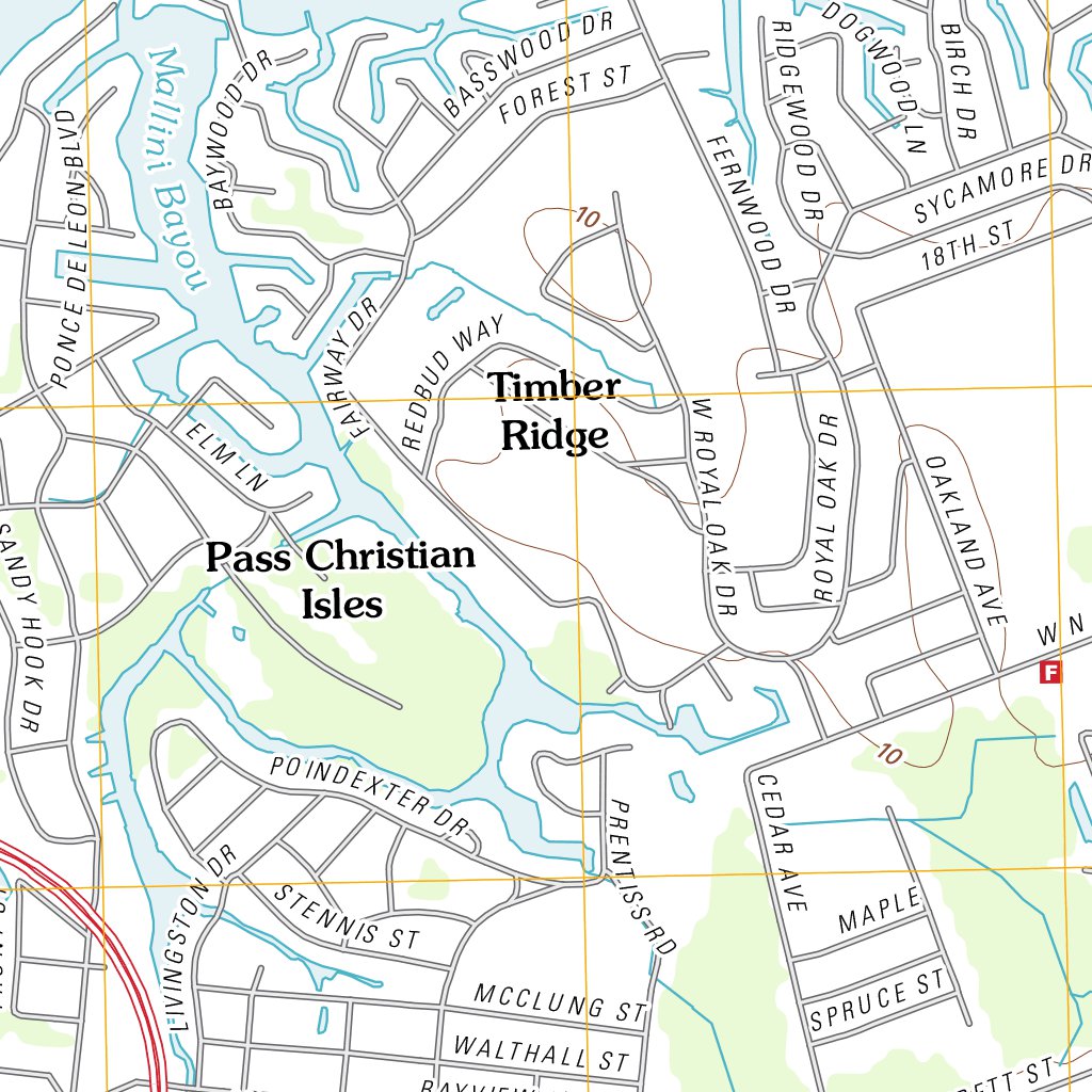 Bay Saint Louis, MS (2012, 24000-Scale) Map by United States Geological ...