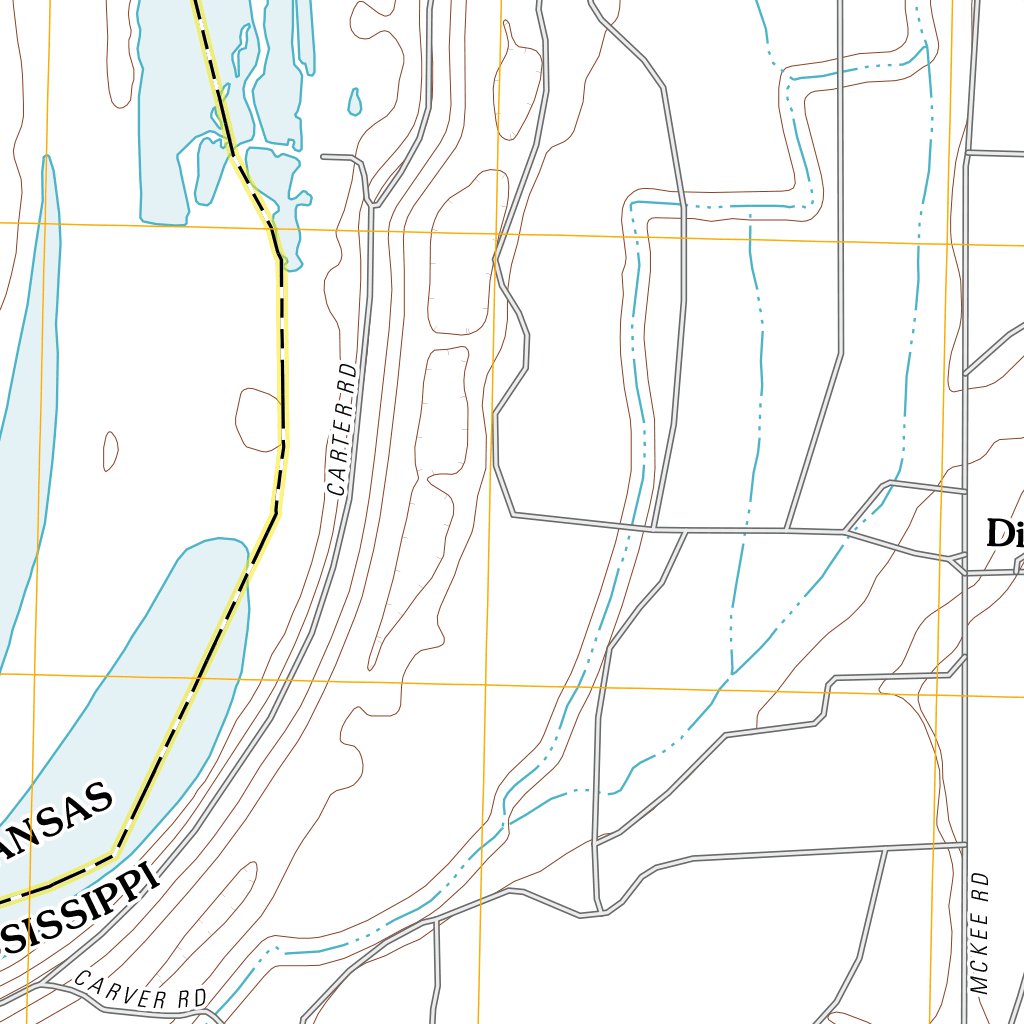 Friars Point, MS-AR (2011, 24000-Scale) Map by United States Geological ...