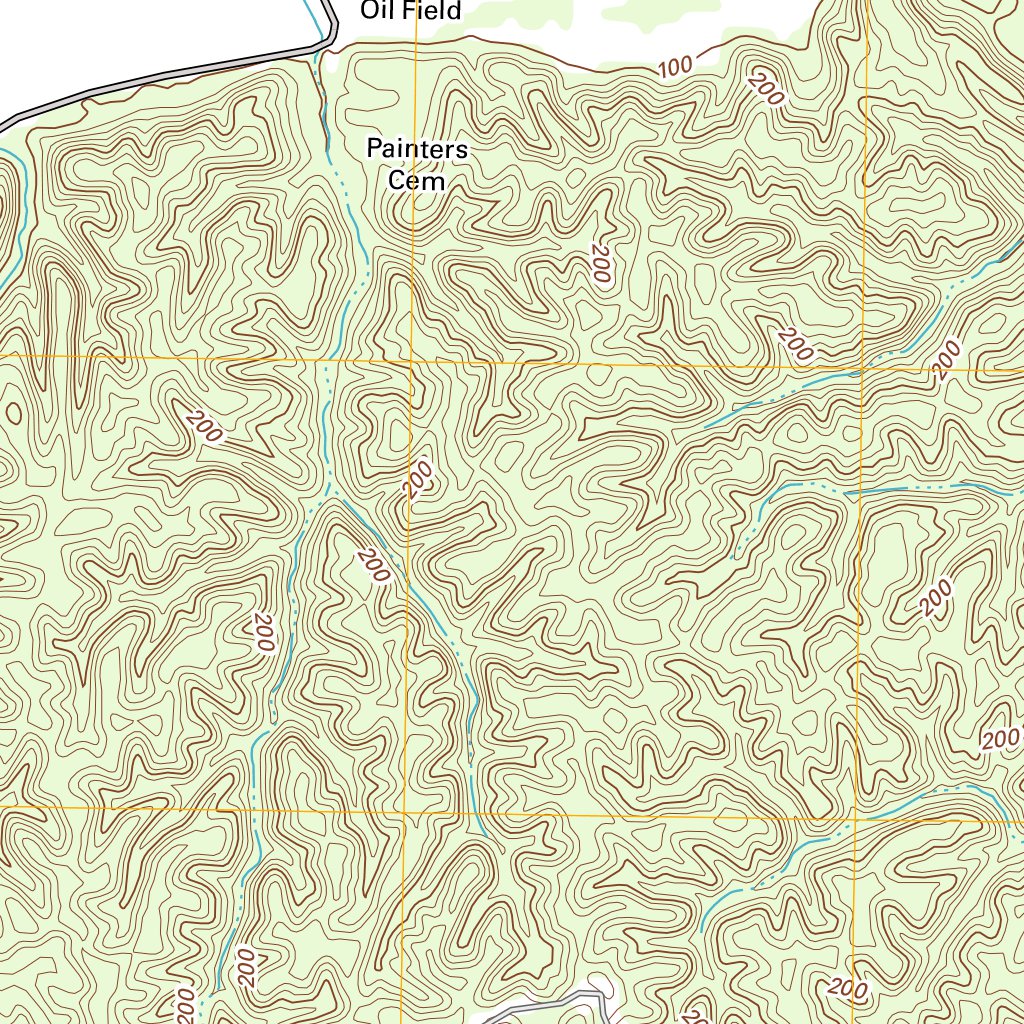 Pine Ridge, MS-LA (2012, 24000-Scale) Map by United States Geological ...