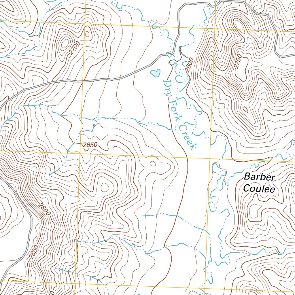 Barber Coulee, MT (2011, 24000-Scale) Map by United States Geological ...