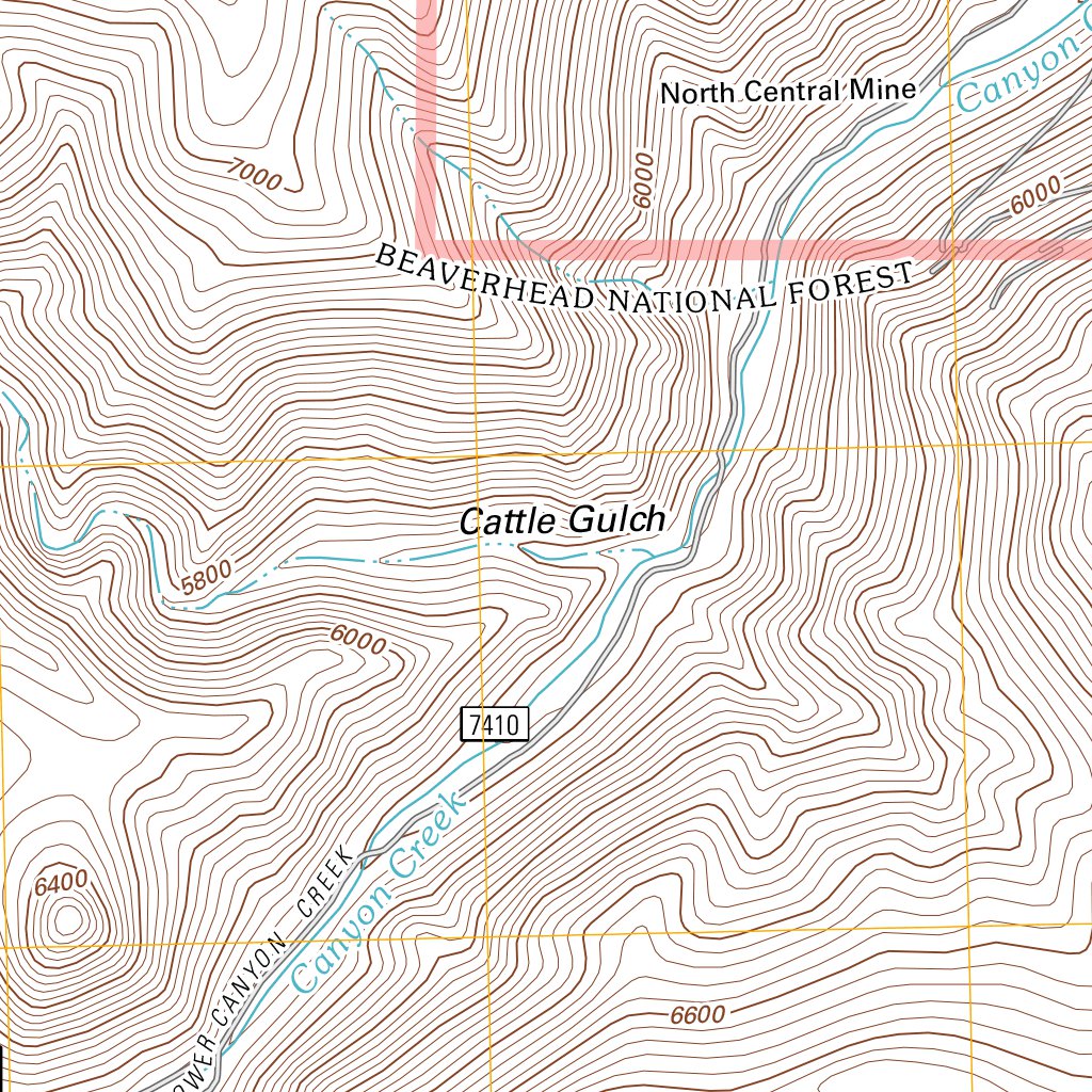 Cattle Gulch, MT (2011, 24000-Scale) Map by United States Geological ...