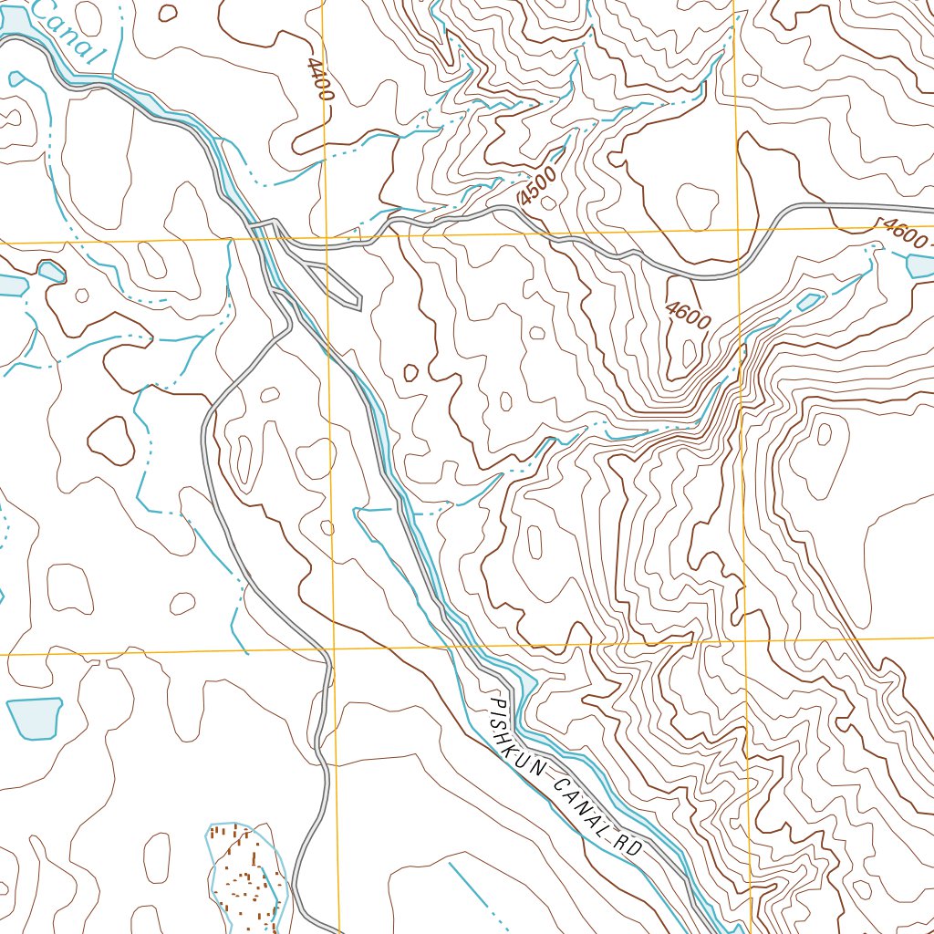 Pishkun Reservoir, MT (2011, 24000-Scale) Map by United States ...