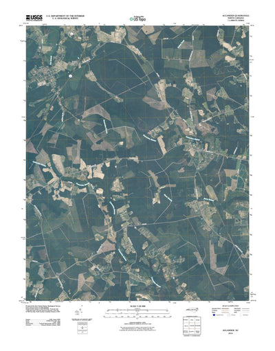 Aulander, NC (2010, 24000-Scale) Map by United States Geological Survey ...