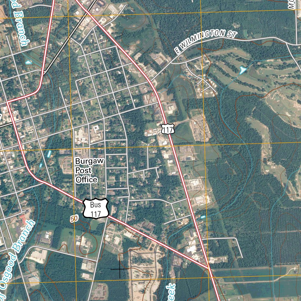 Burgaw, NC (2010, 24000-Scale) Map by United States Geological Survey ...