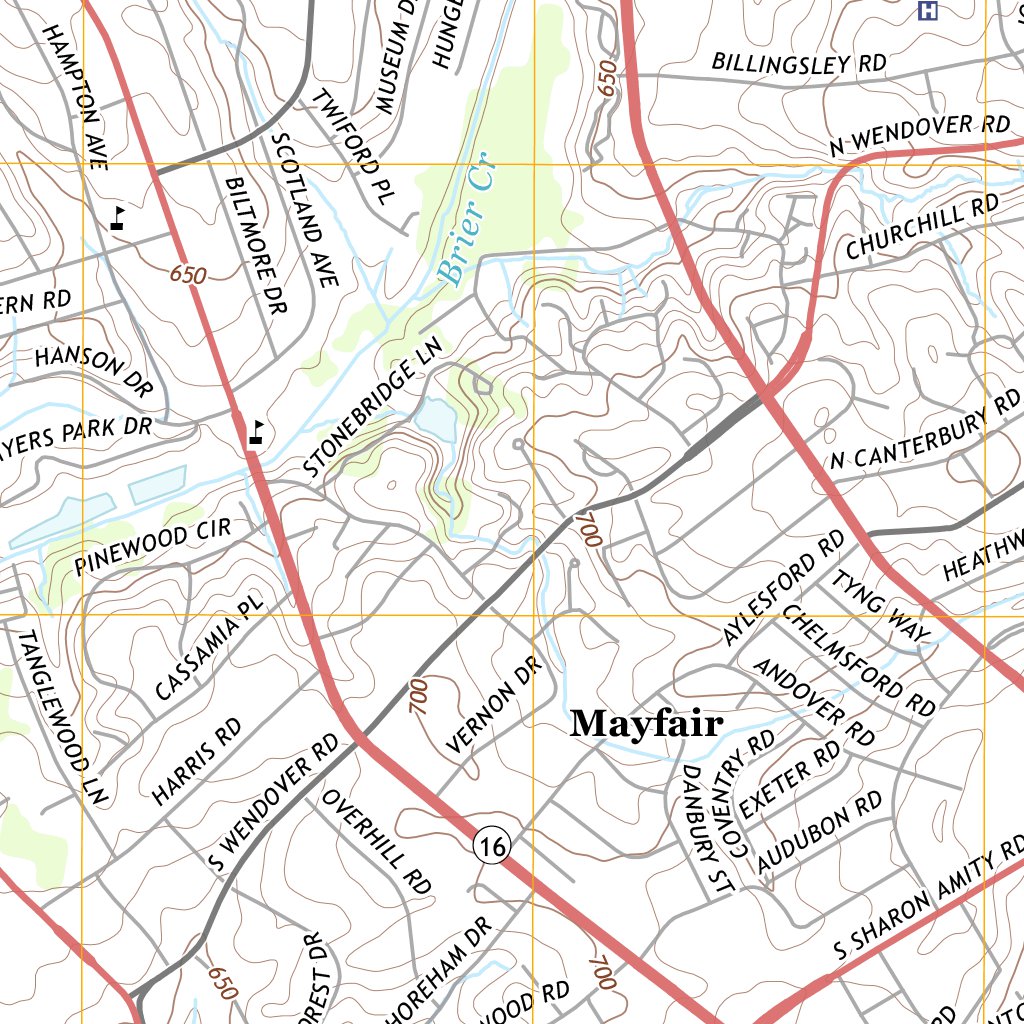 Charlotte East, NC (2013, 24000-Scale) Map by United States Geological ...