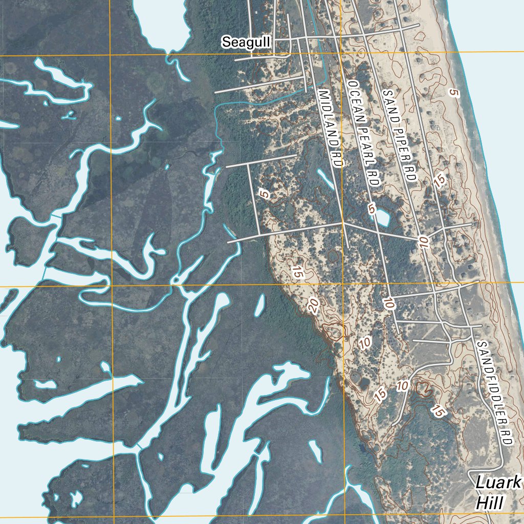 Corolla, NC (2010, 24000-Scale) Map by United States Geological Survey ...
