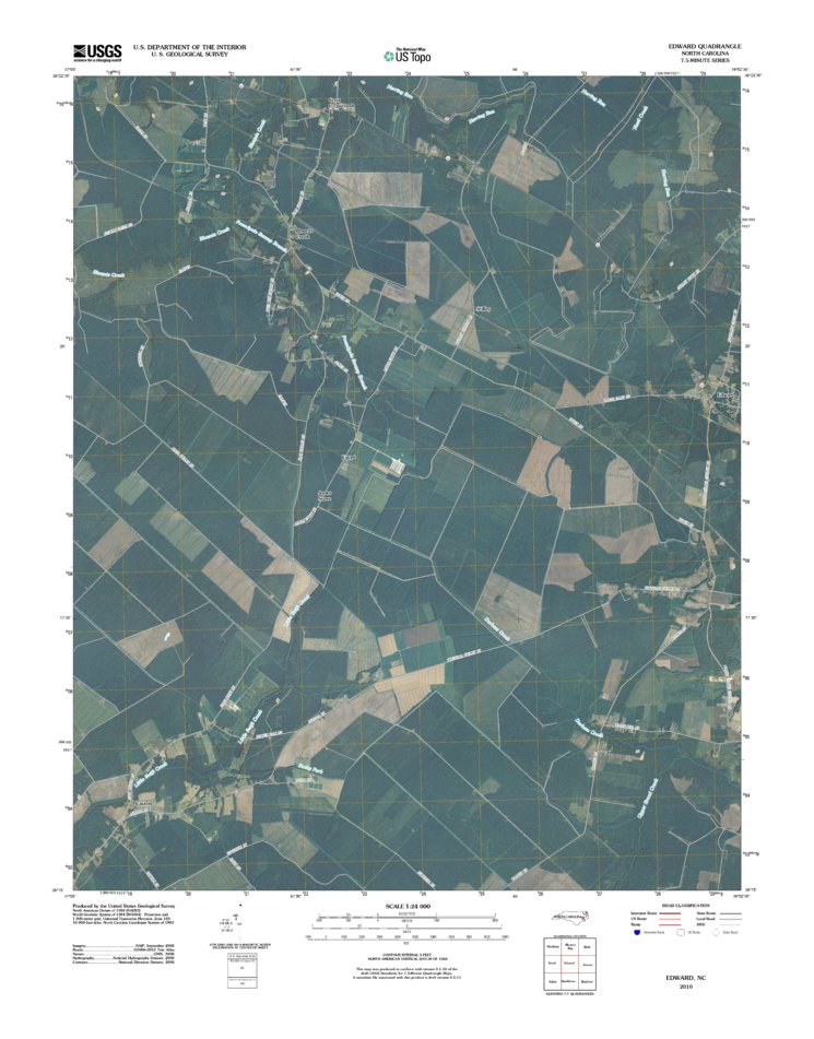 Edward, NC (2010, 24000-Scale) Map by United States Geological Survey ...