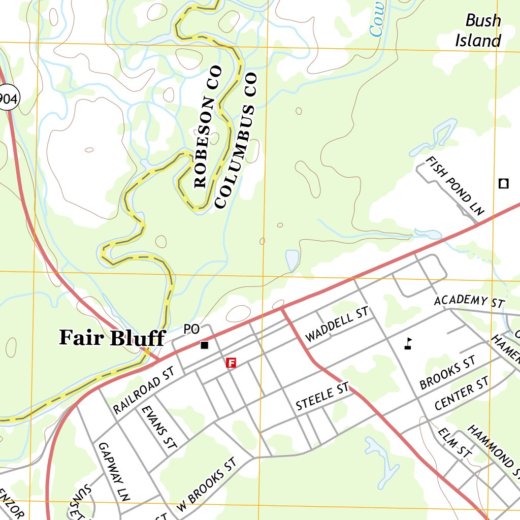 Fair Bluff, NC-SC (2013, 24000-Scale) Map by United States Geological ...