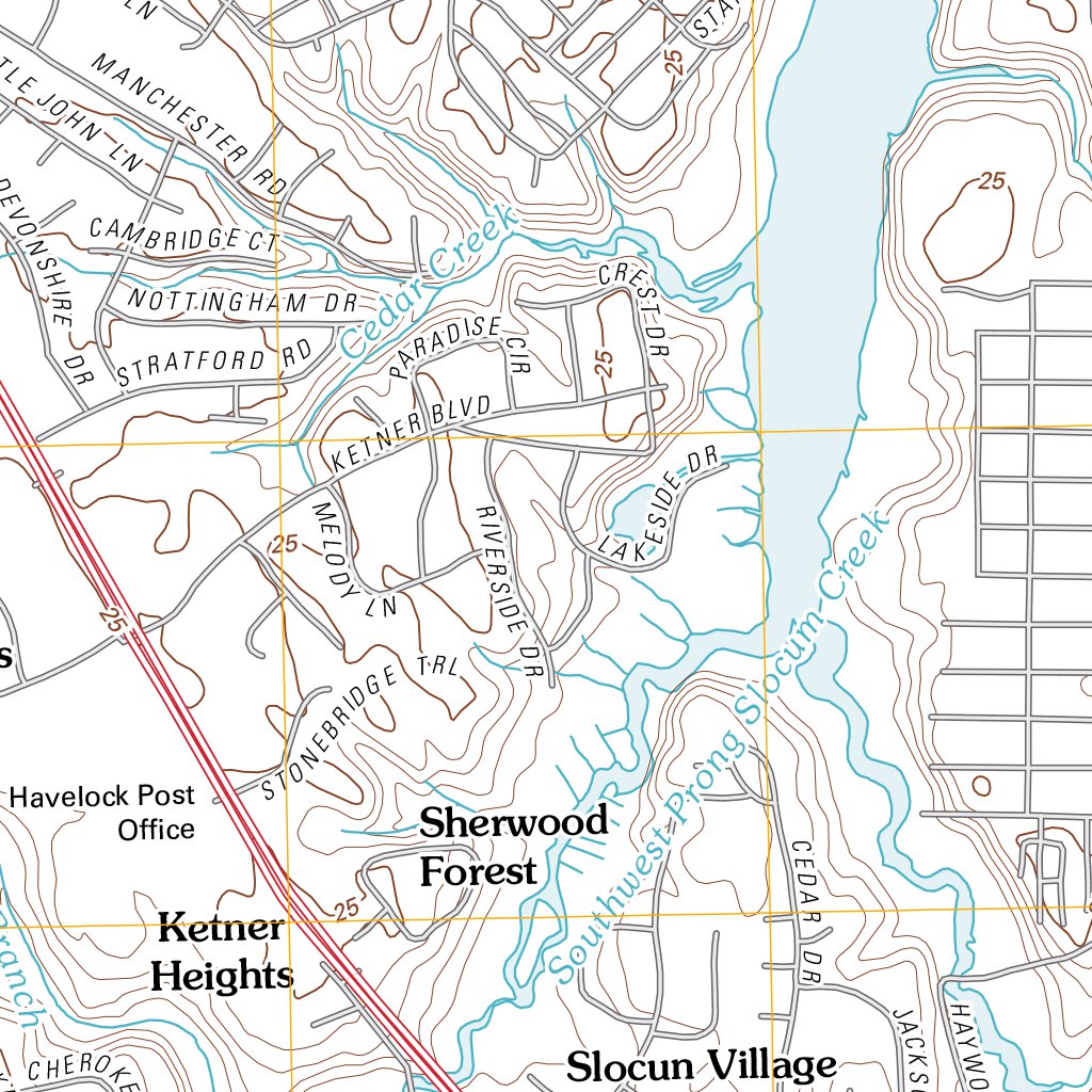 Havelock, NC (2011, 24000-Scale) Map by United States Geological Survey ...