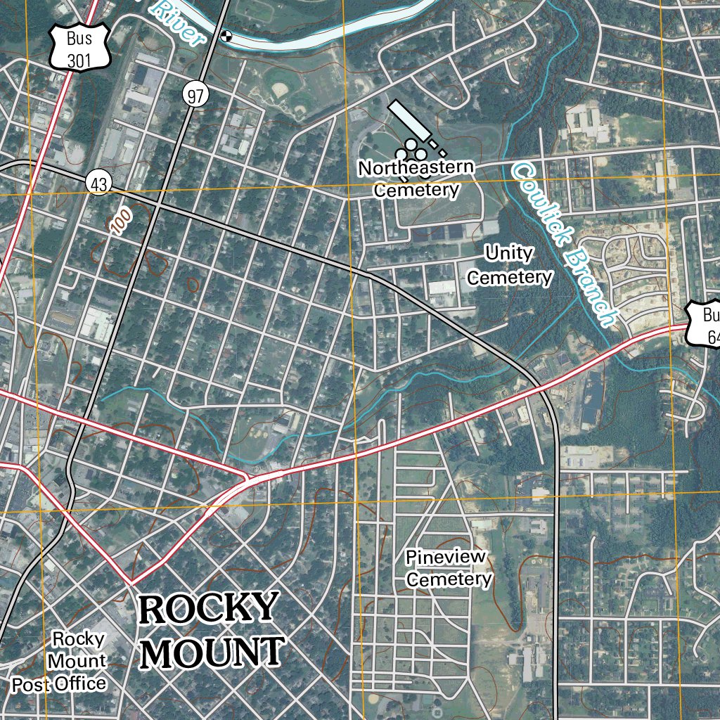 Rocky Mount, NC (2010, 24000-Scale) Map by United States Geological ...
