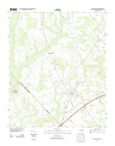 Rowland, NC-SC (2013, 24000-Scale) Map by United States Geological ...