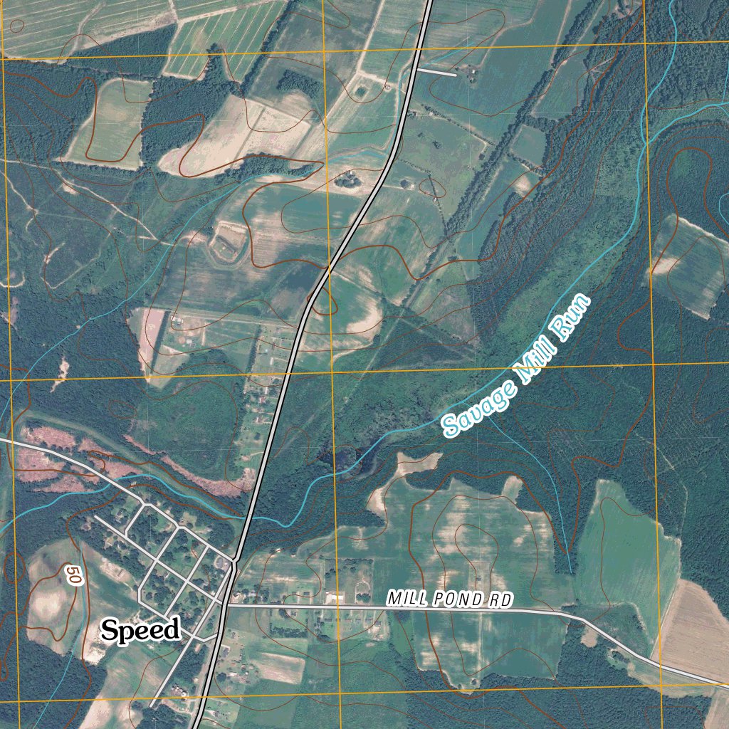 Speed, NC (2010, 24000-Scale) Map by United States Geological Survey ...