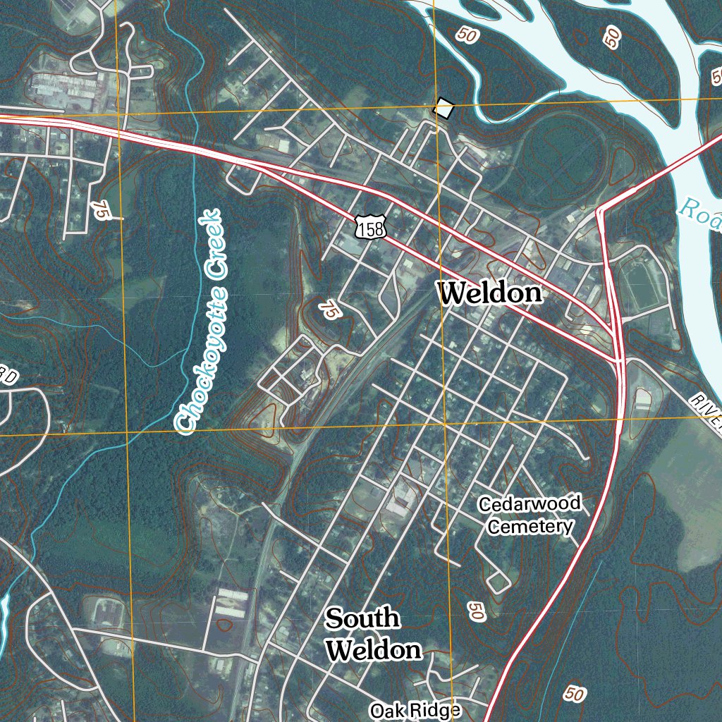 Weldon, NC (2010, 24000-Scale) Map by United States Geological Survey ...
