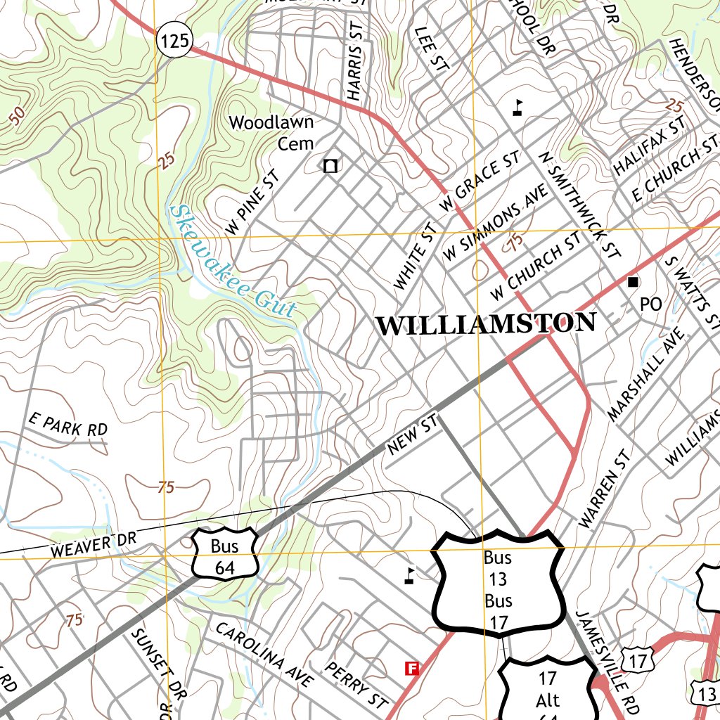 Williamston, NC (2013, 24000-Scale) Map by United States Geological ...