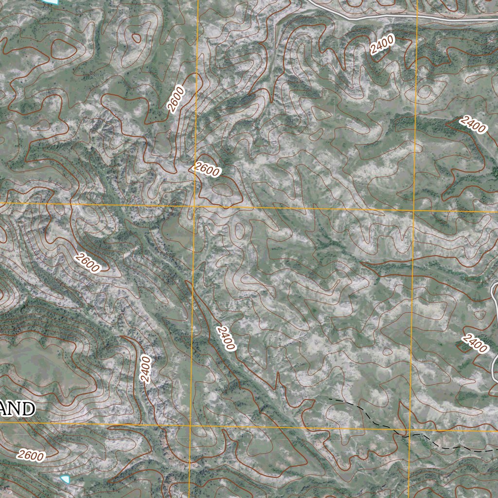 Medora, ND (2011, 24000-Scale) Map by United States Geological Survey ...