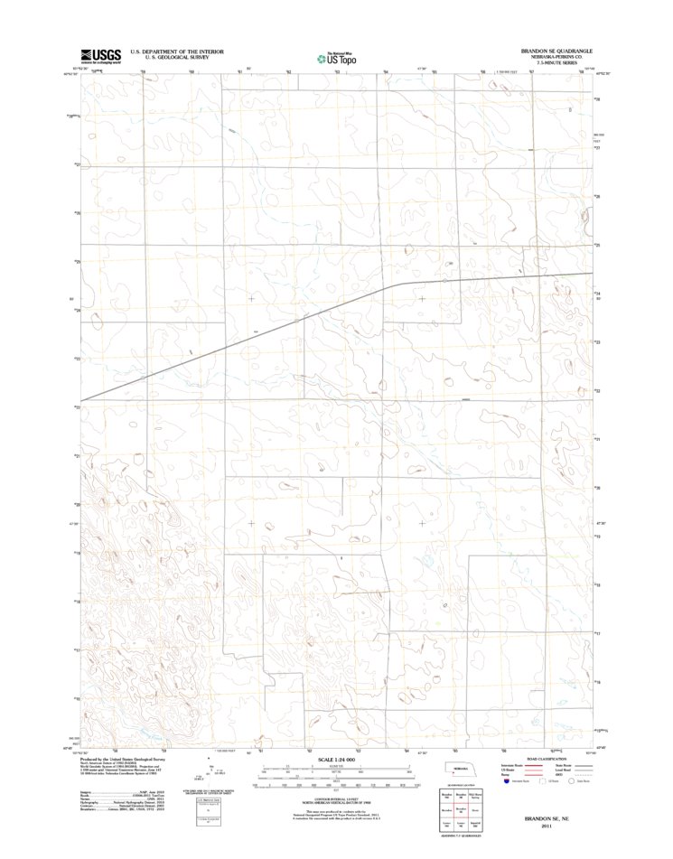 Brandon SE, NE (2011, 24000-Scale) Map by United States Geological ...