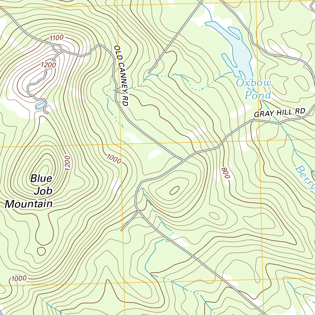 Baxter Lake, NH (2012, 24000-Scale) Map by United States Geological ...