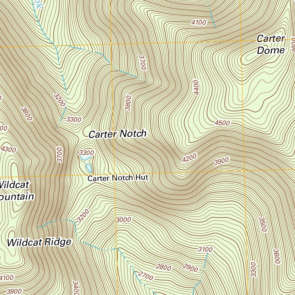 Carter Dome, NH (2012, 24000-Scale) Map by United States Geological ...