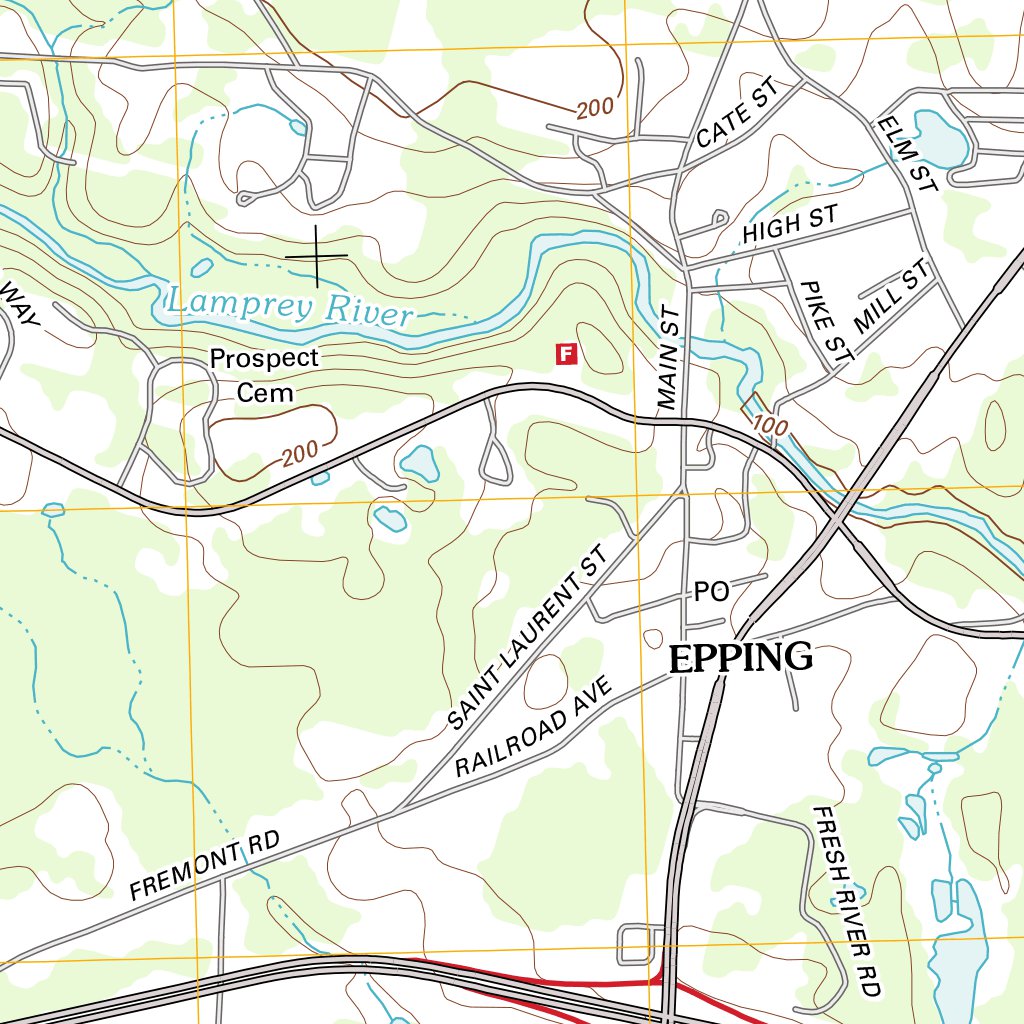 Epping, NH (2012, 24000-Scale) Map by United States Geological Survey ...