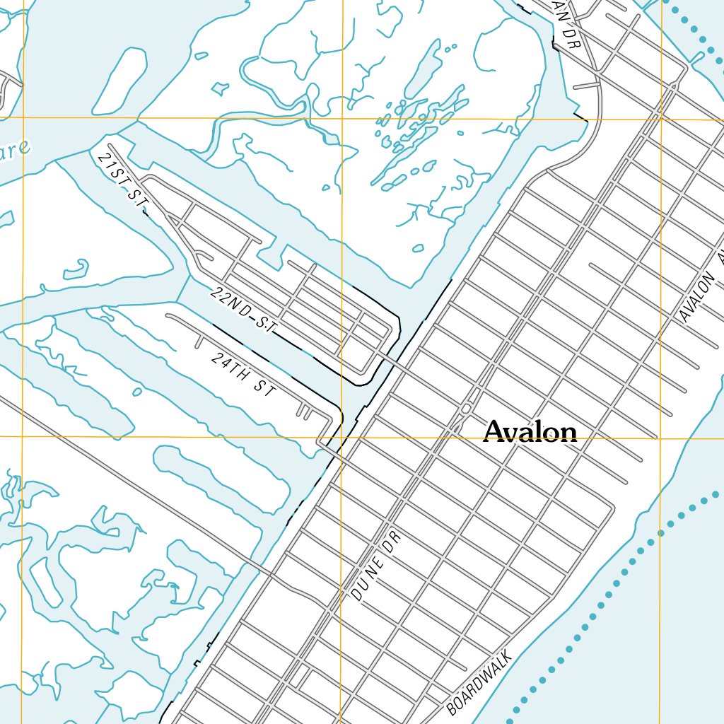 Avalon, NJ (2011, 24000-Scale) Map by United States Geological Survey ...
