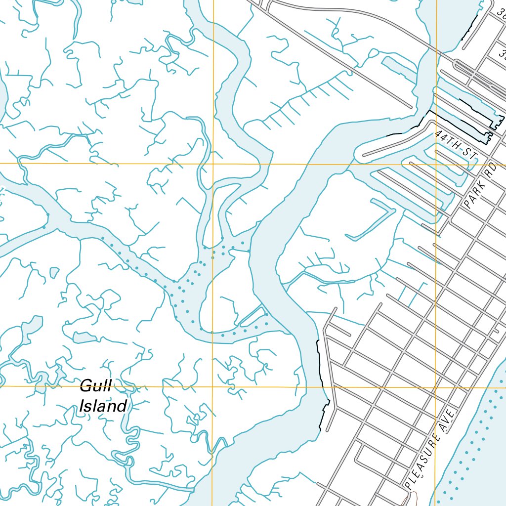 Sea Isle City, NJ (2011, 24000-Scale) Map by United States Geological ...