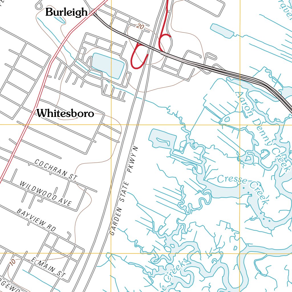 Stone Harbor, NJ (2011, 24000-Scale) Map by United States Geological ...