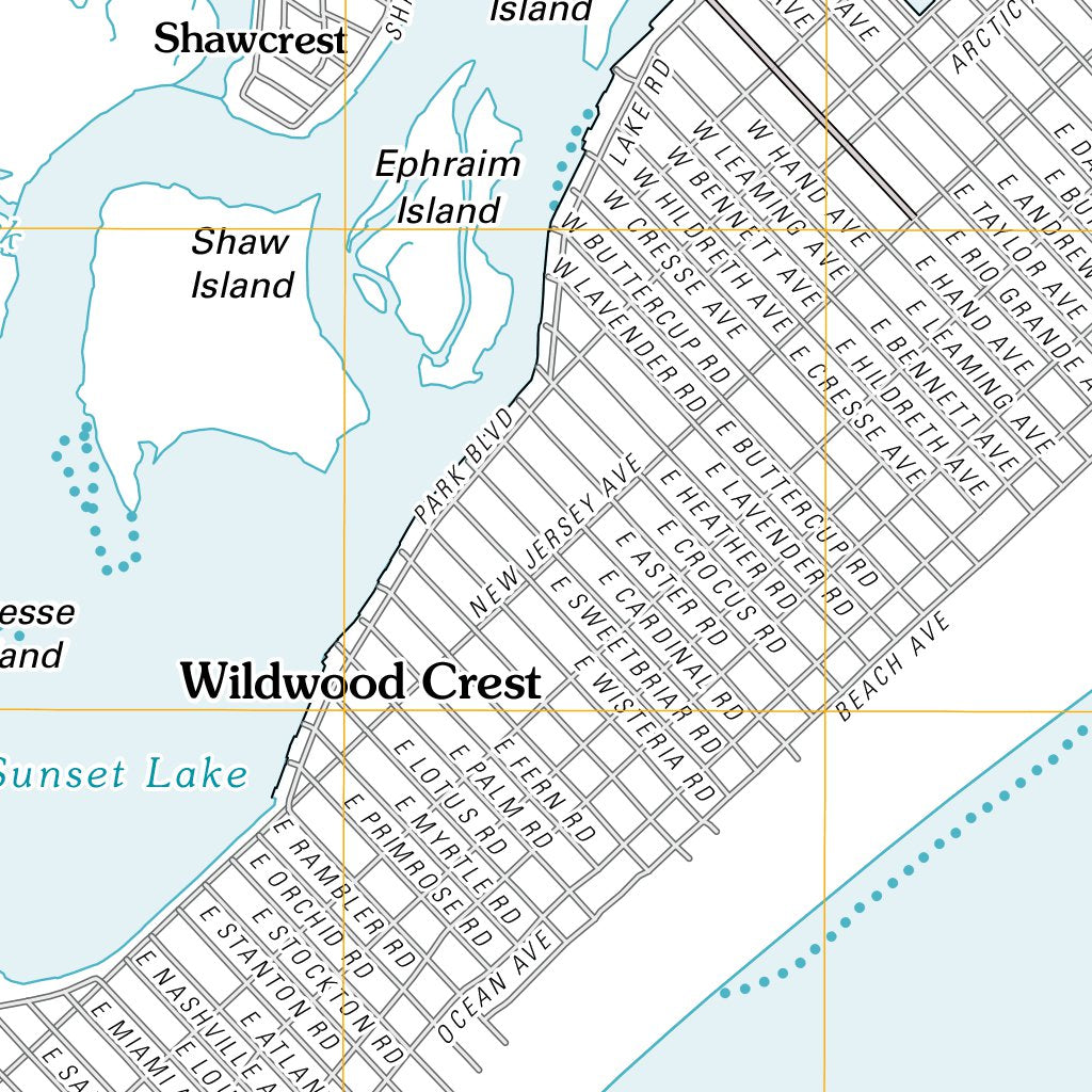 Wildwood, NJ (2011, 24000-Scale) Map by United States Geological Survey ...