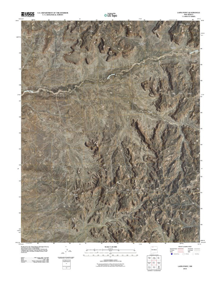 Lapis Point, NM (2010, 24000-Scale) Map by United States Geological ...