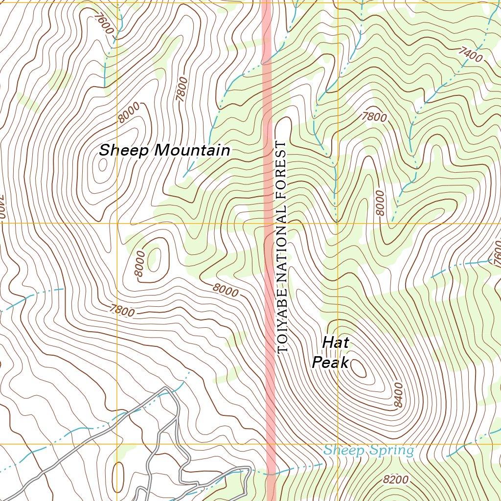 Big Ten Peak West, NV (2012, 24000-Scale) Map by United States ...